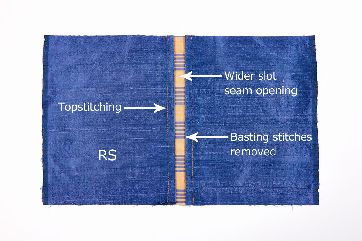 How to Widen a Slot-Seam Opening - Threads