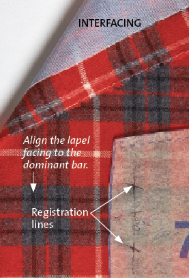 How to Match Plaid on a Curved-Edge Lapel - Threads