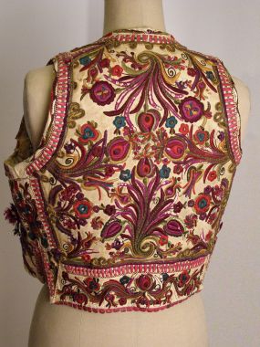 Inside a Splendid Embroidered Vest - Threads