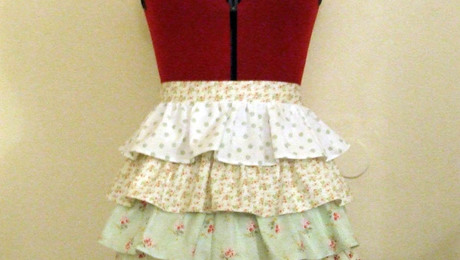 Ruffled Aprons for Summer Party Fun - Threads