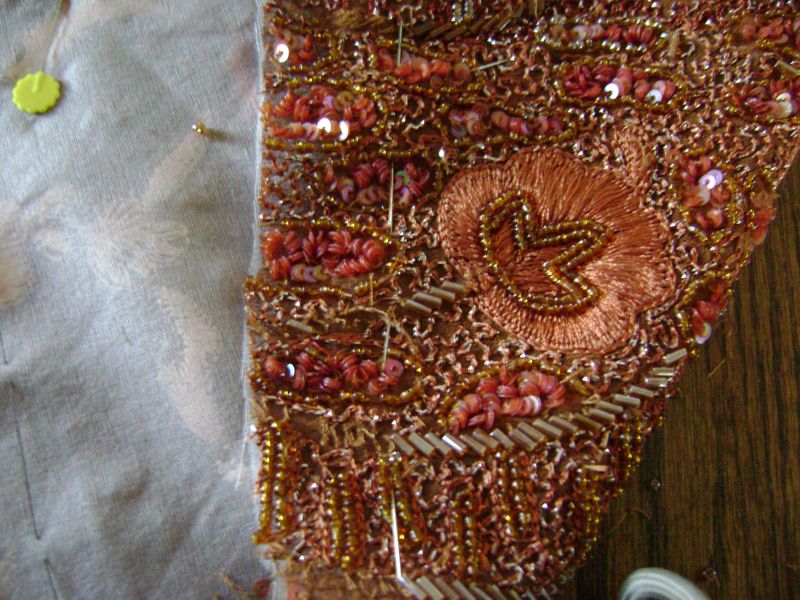 Working with Embellished Fabrics, Part I - Threads