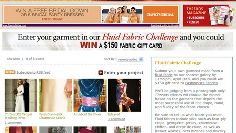 Enter Your Projects in our Fluid Fabric Challenge - Threads