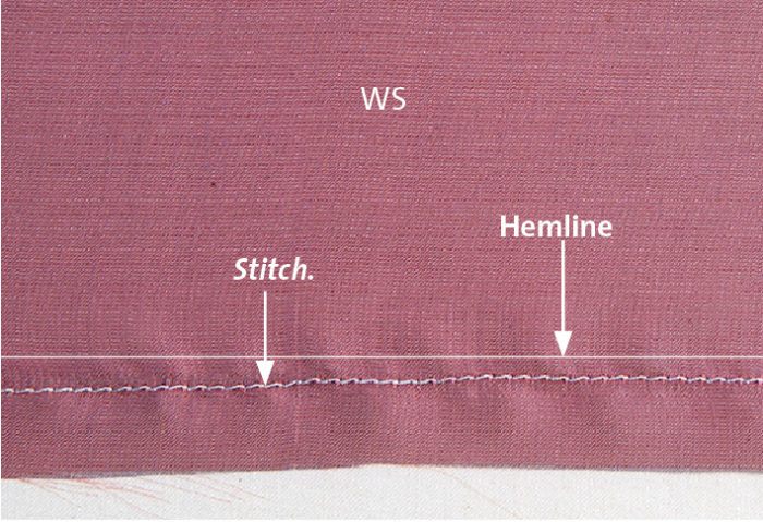How to Sew a Narrow Hem on Lightweight Fabrics - Threads