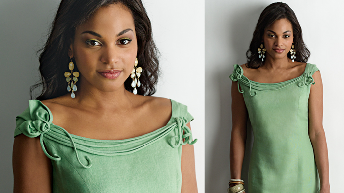 Embellish a Neckline with Fabric Filigree