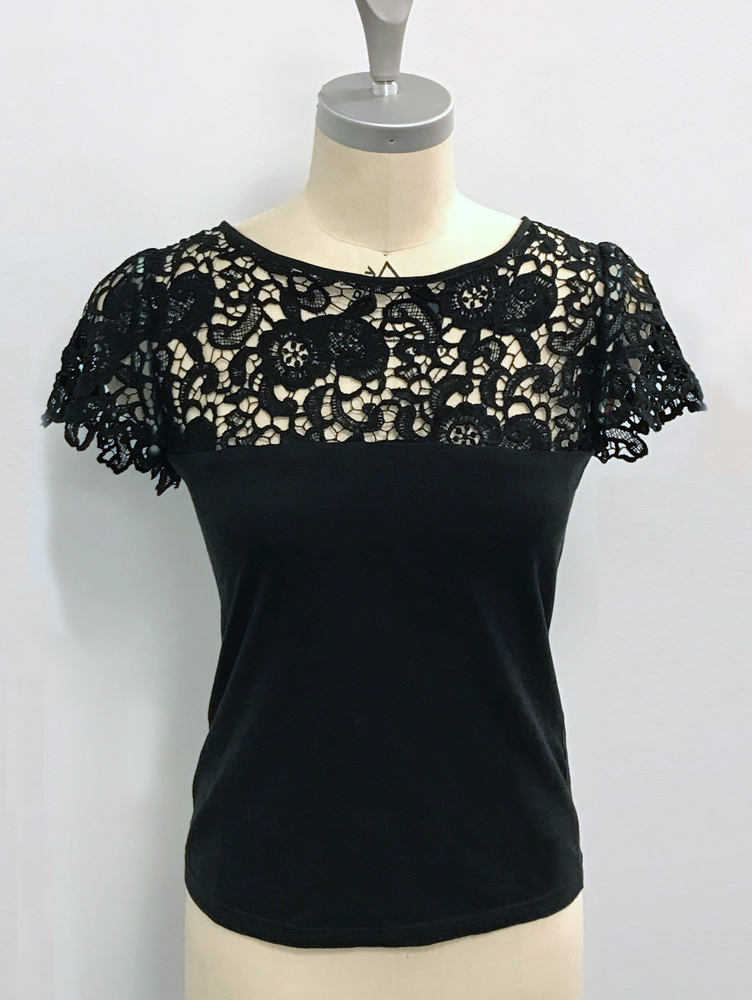 Give Your T-shirt a Lacy Look