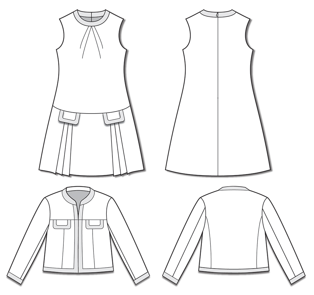 Pattern Review: Marfy Dress and Jacket - Threads
