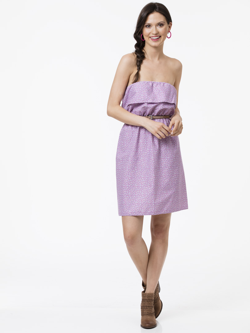 A Pattern-Free Strapless Sundress