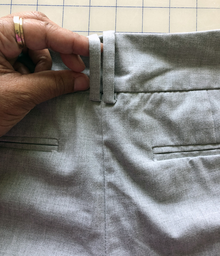 How to Alter the Back Waist in Pants - Threads