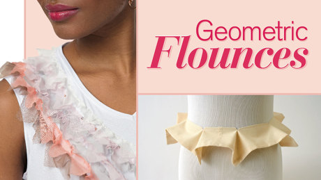 How to Sew Geometric Flounces - Threads