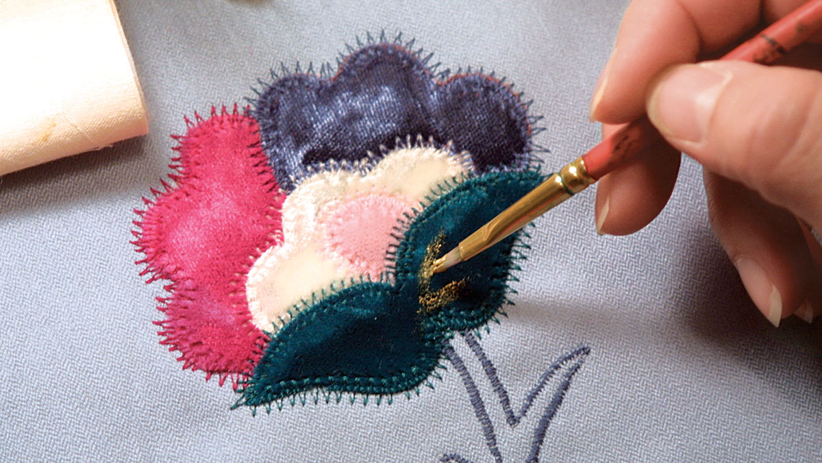 How to Sew an Elegant Velvet Appliqué - Threads