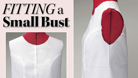 Pattern Adjustments to Fit a Small Bust - Threads