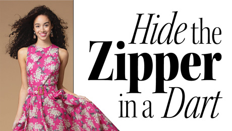 How to Hide the Zipper in a Dart - Threads