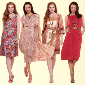 Upcycled Four-Shirt Dress - Threads