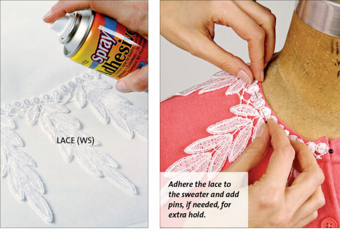 Create Lovely Lace Appliqué - Threads