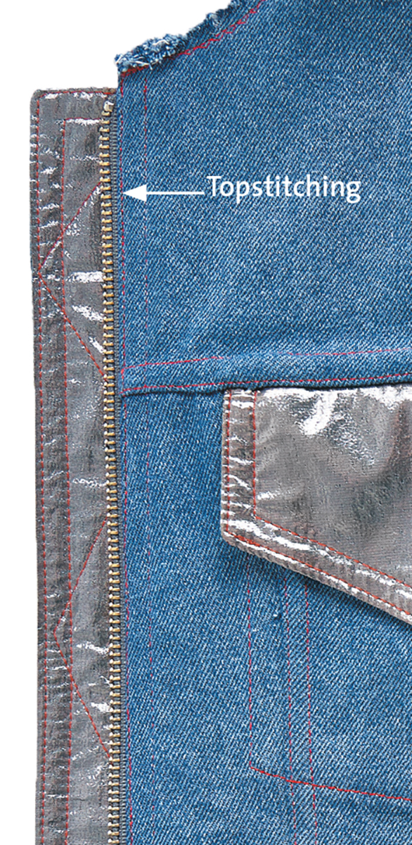 Enhance a Zipper Closure with a Chic Wind Guard - Threads