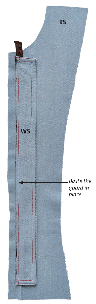 Enhance a Zipper Closure with a Chic Wind Guard - Threads
