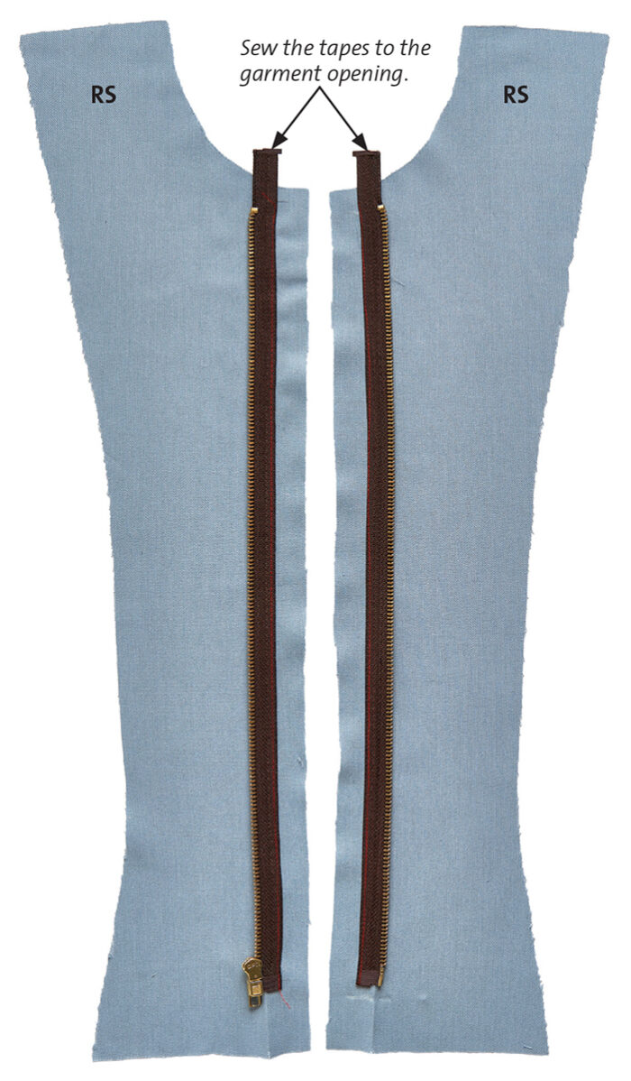 Enhance a Zipper Closure with a Chic Wind Guard - Threads