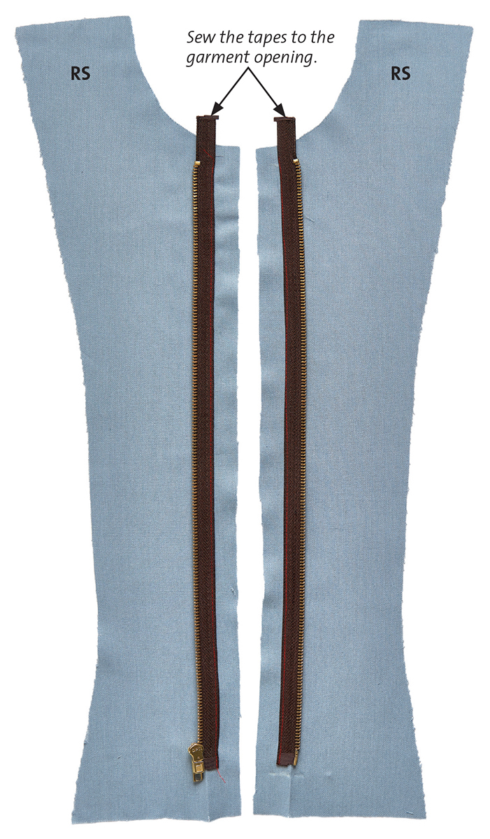 Enhance a Zipper Closure with a Chic Wind Guard - Threads