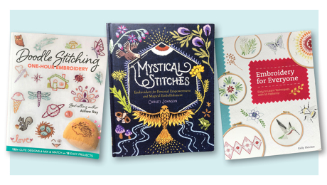 Three Hand Embroidery Books for Beginners and Experienced Stitchers Alike