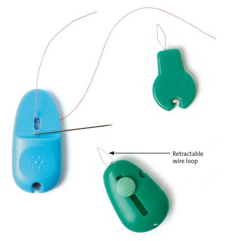 Push and Pull Needle Threaders for Hand and Machine Sewing - Threads