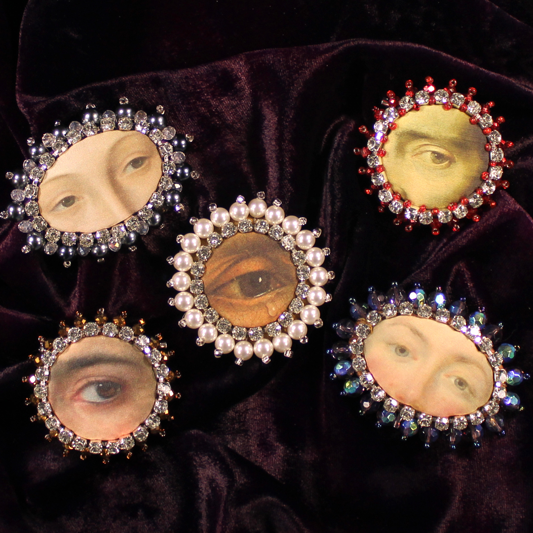 Eye Love You Brooches - Threads