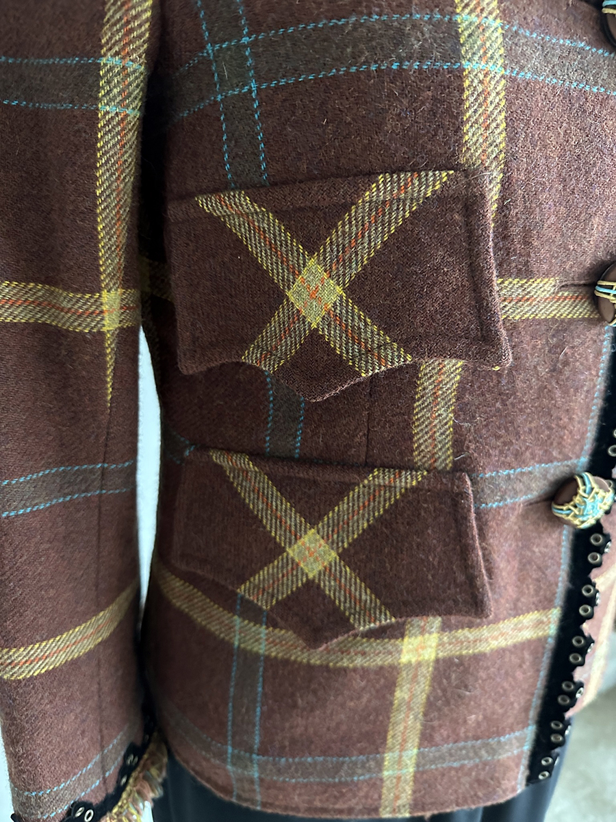 Construction and Finishing Details on a Christian Lacroix Jacket - Threads