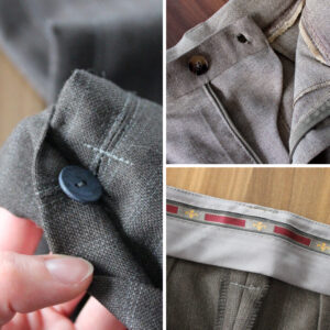 My Favorite Trouser-Making Details, Part 2: Adding Internal Buttons ...