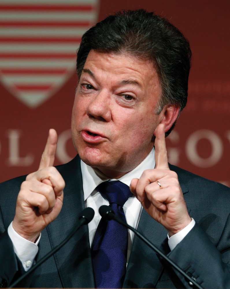 Colombian President Speaks | News | The Harvard Crimson