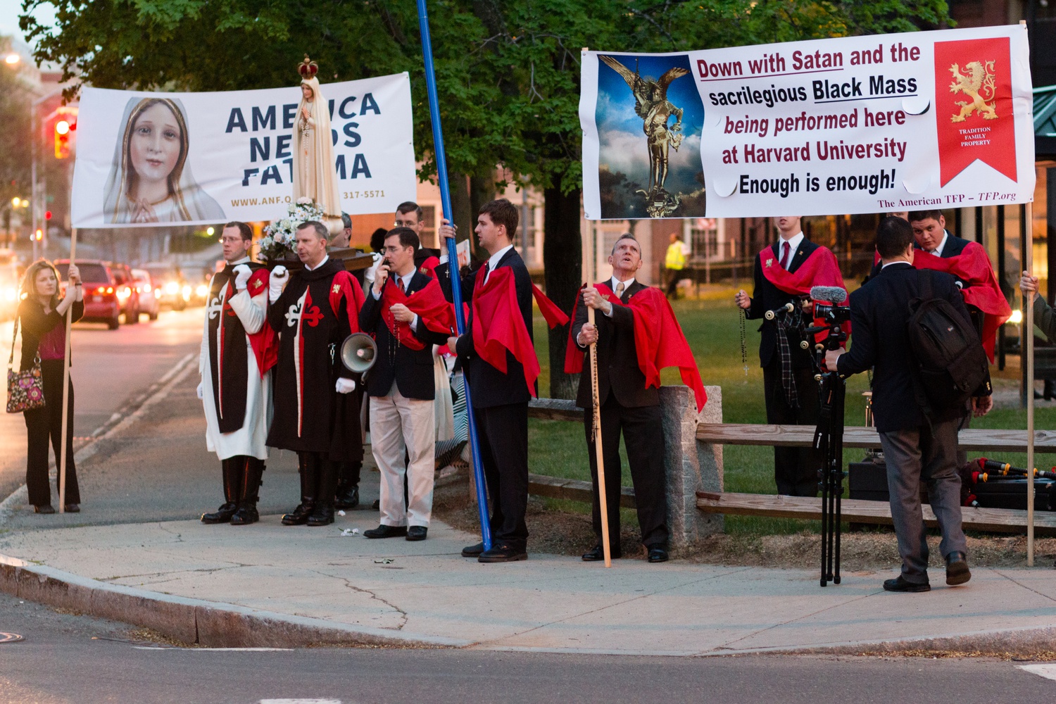 Protest by TFP | News | The Harvard Crimson