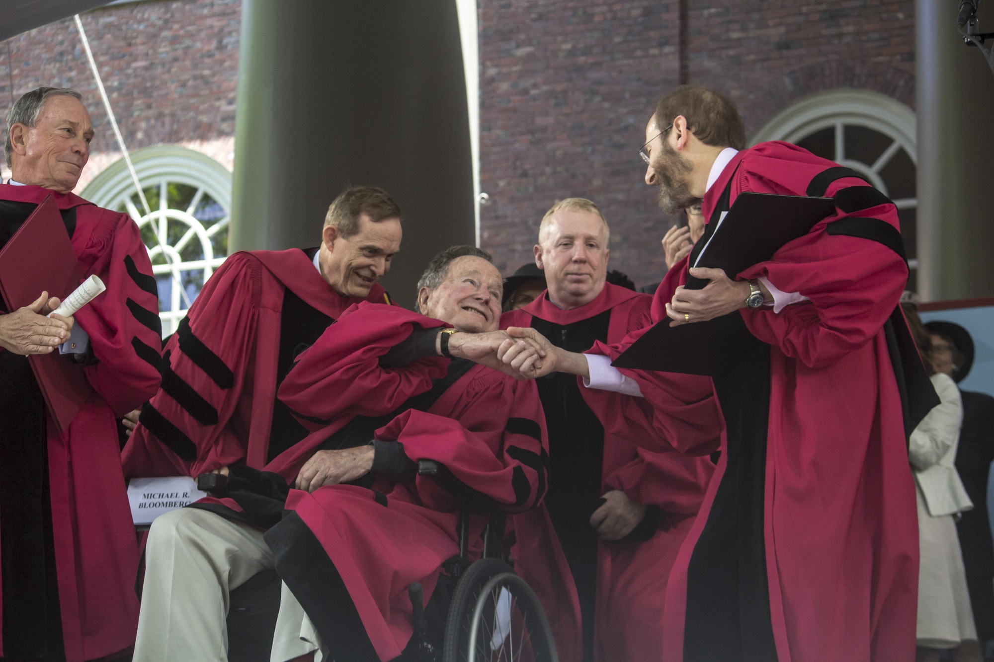 Bush, Bloomberg, and Others Awarded Honorary Degrees Thursday Morning ...