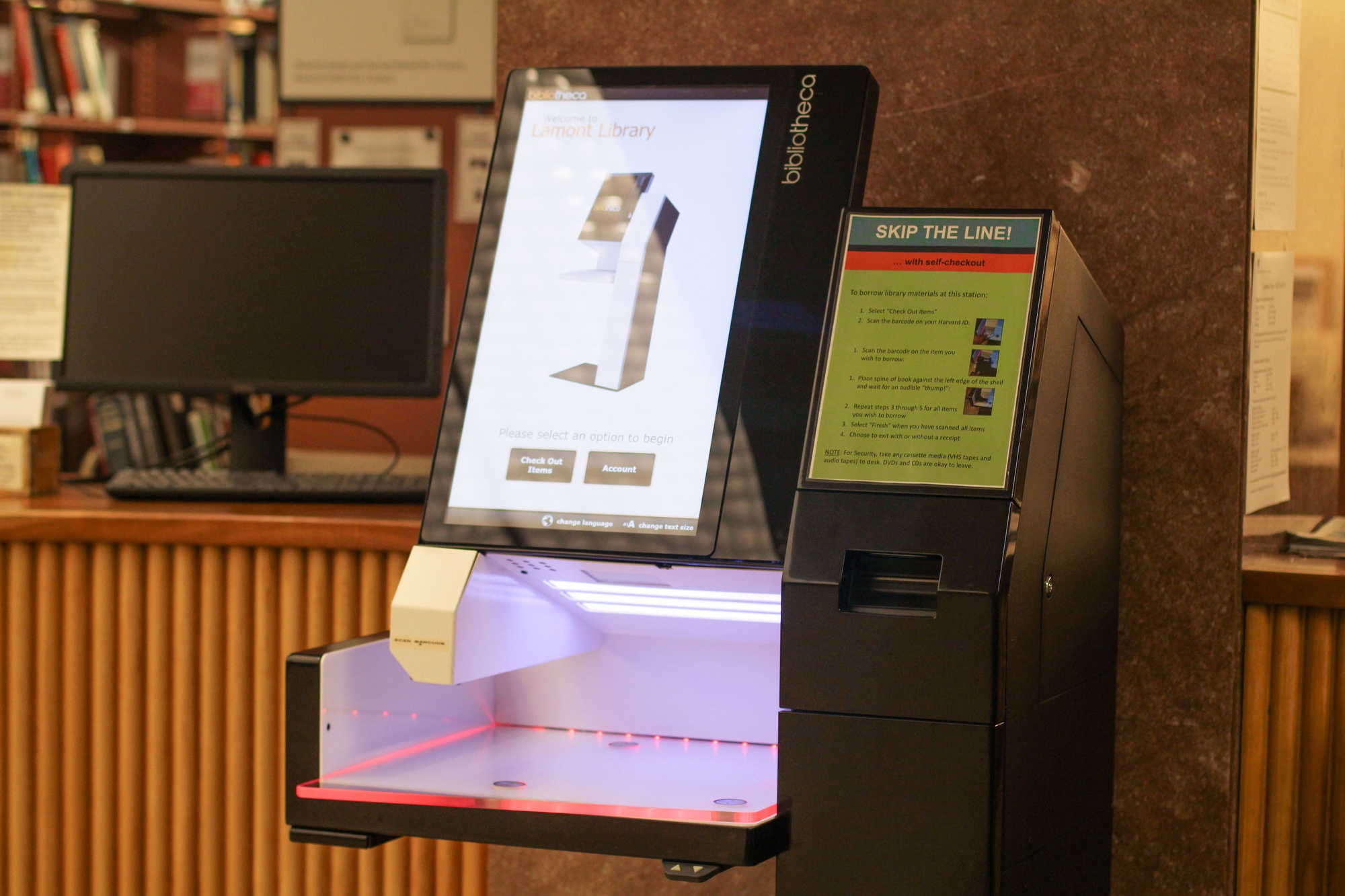Lamont, Cabot Libraries Introduce Self-Checkout | News | The Harvard ...