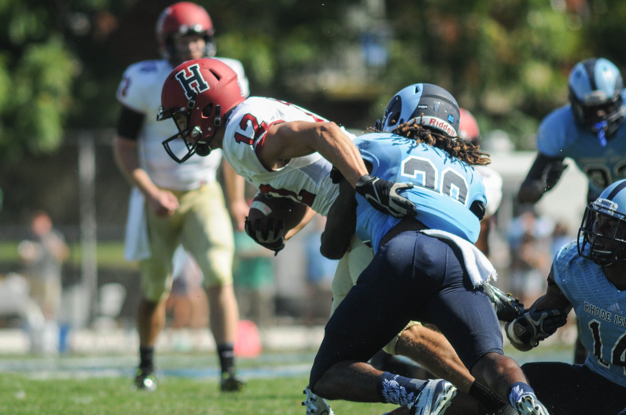 NOTEBOOK: Hosch on Target for TDs in Opener | Sports | The Harvard Crimson