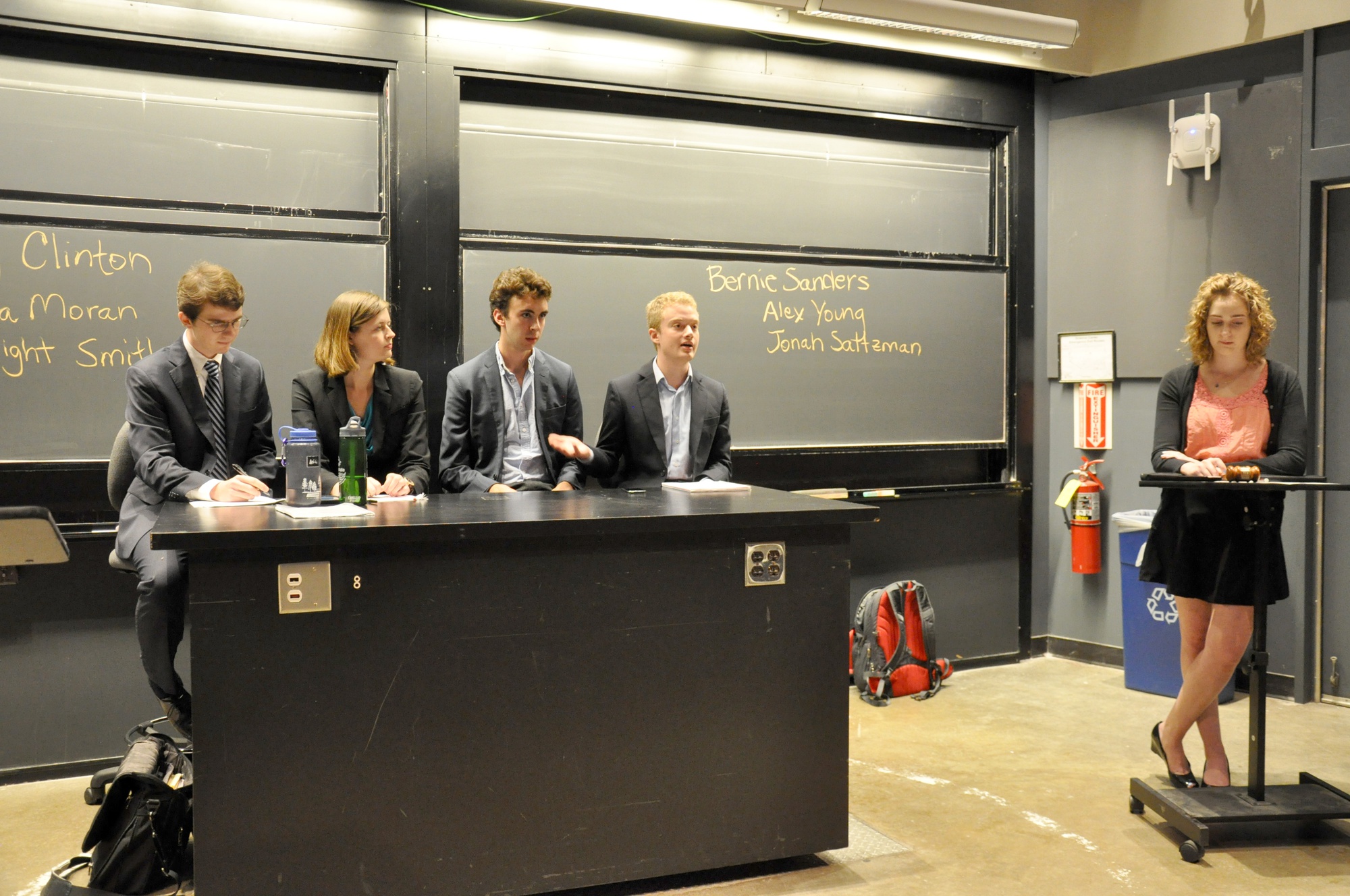 Months Before Primaries, Students Debate Sanders and Clinton | News ...