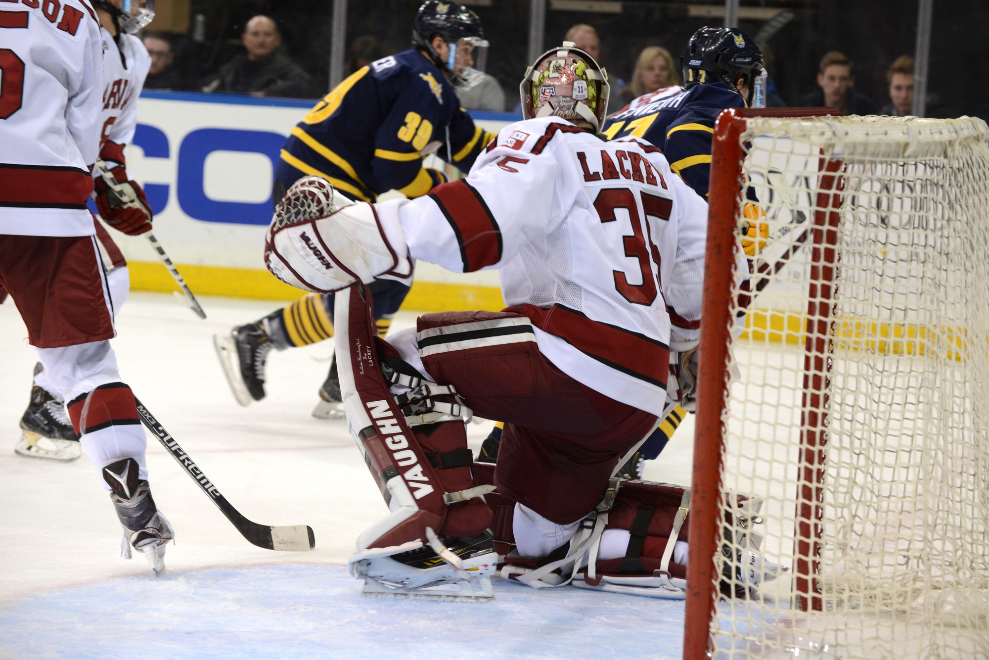 NOTEBOOK: Men's Hockey's Rivalry On Ice Loss Leaves Questions at Goalie ...