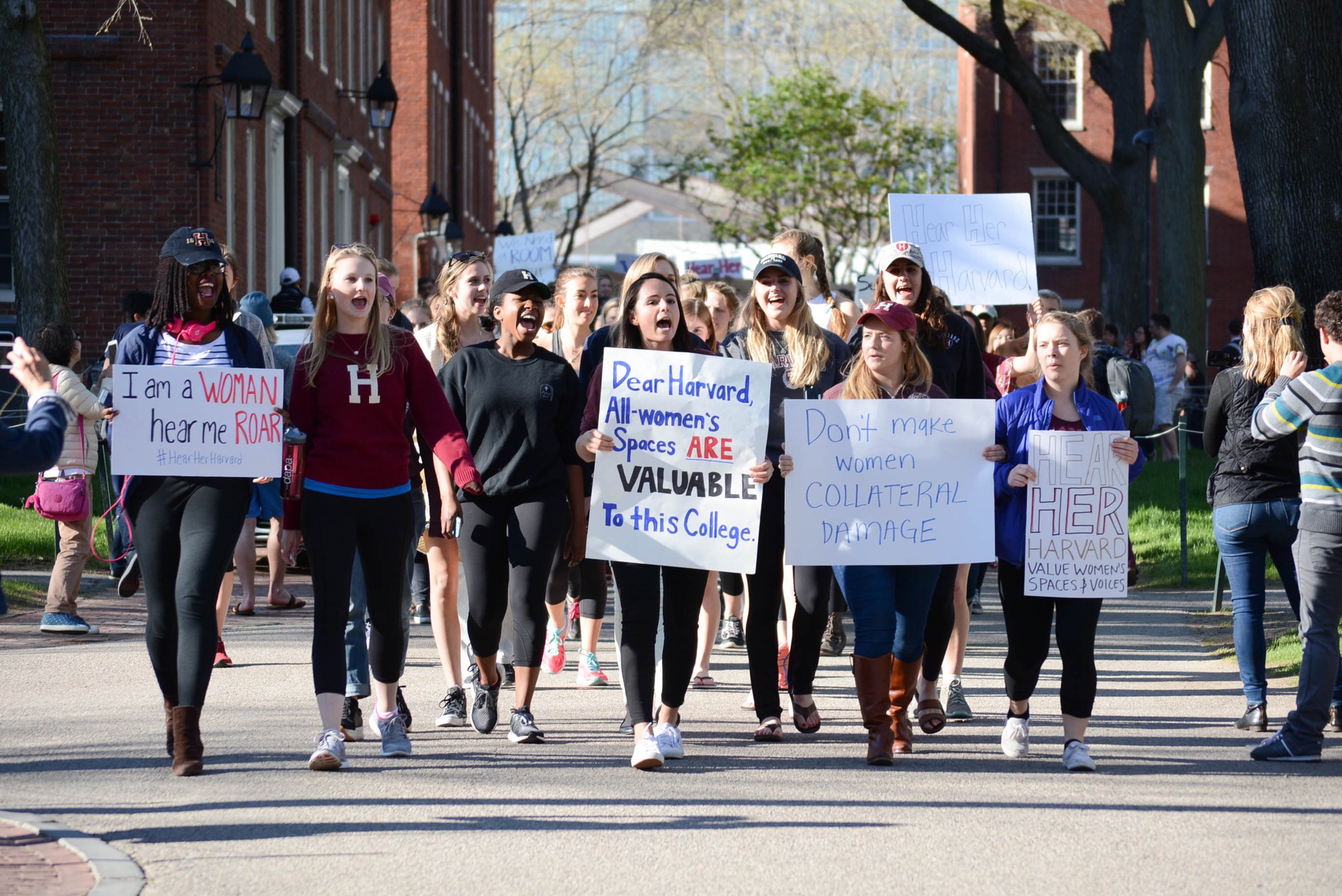 Hundreds of Women Protest Harvard Sanctions | News | The Harvard Crimson
