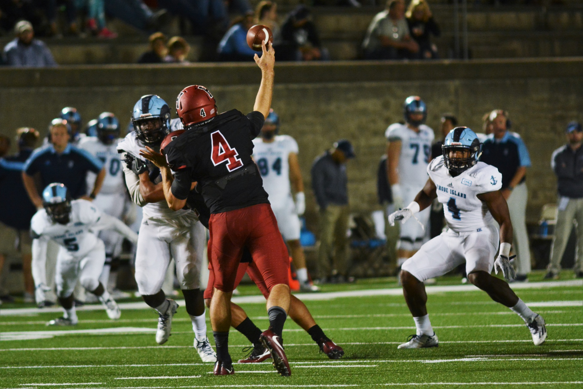 Football's High-Powered Offense Bulldozes Rhode Island, 51-21 | Sports ...
