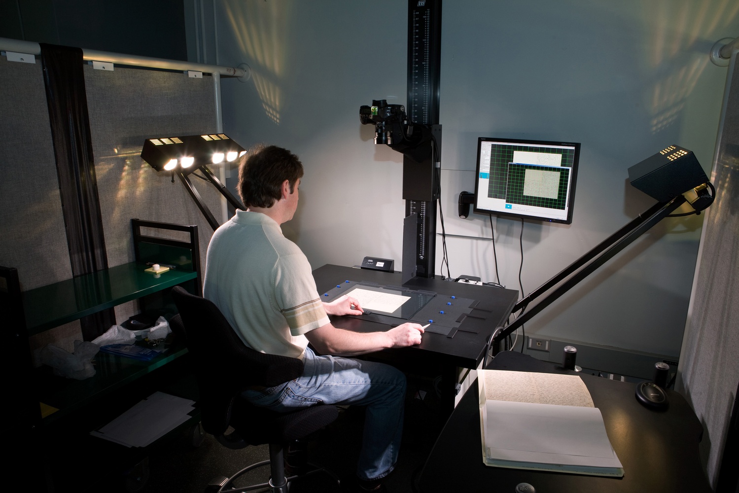 Digitization Lab Workstation | Magazine | The Harvard Crimson