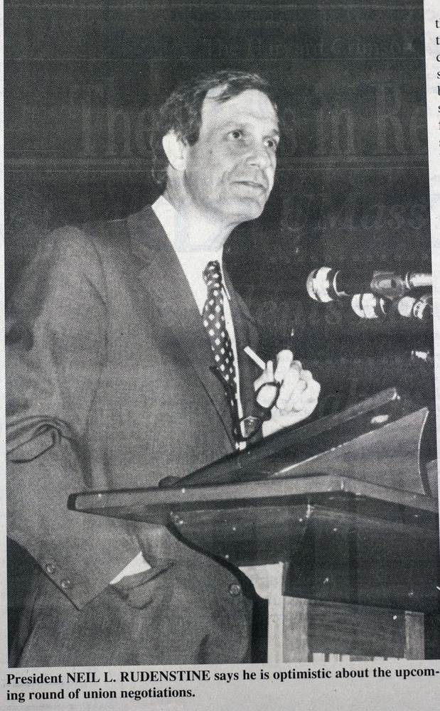 Rudenstine Optimistic about Union Negotiations | Multimedia | The ...