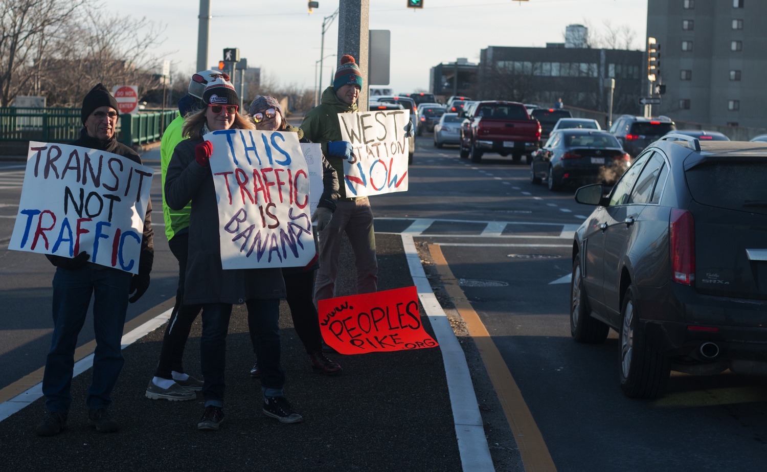 Transit Protest - Street | Magazine | The Harvard Crimson