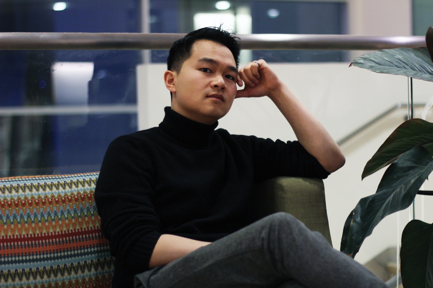 Jonny Sun Sitting | Magazine | The Harvard Crimson