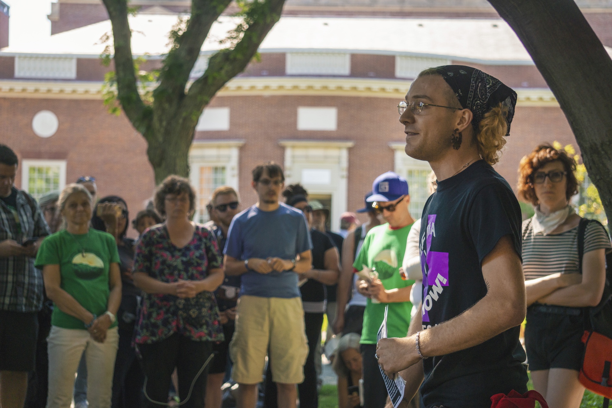Demonstrators Hold 'Die-In' To Protest Sackler Family’s Ties to Harvard ...