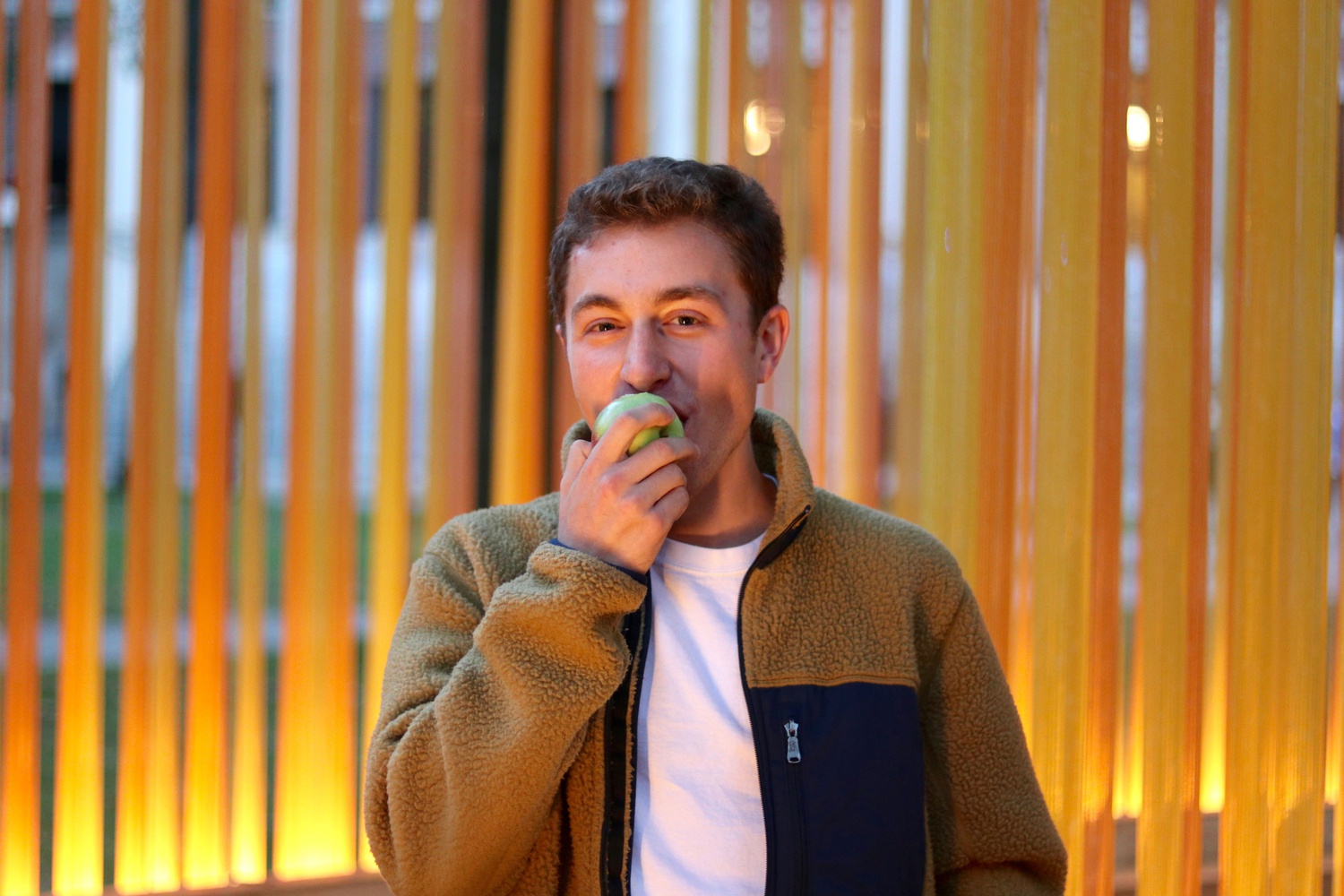 Austin And An Apple | Magazine | The Harvard Crimson