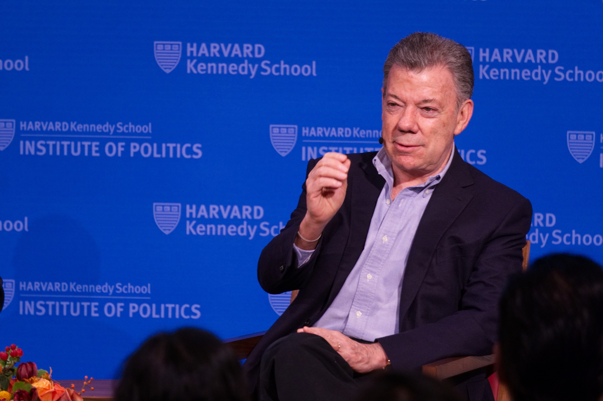 Former President of Colombia Talks Peacekeeping Efforts, Offers Advice ...