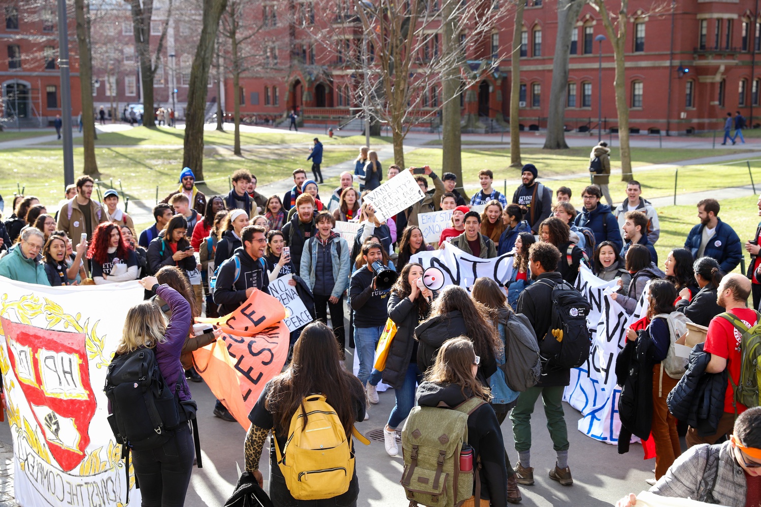 Reorientation Protest Harvard Yard | News | The Harvard Crimson