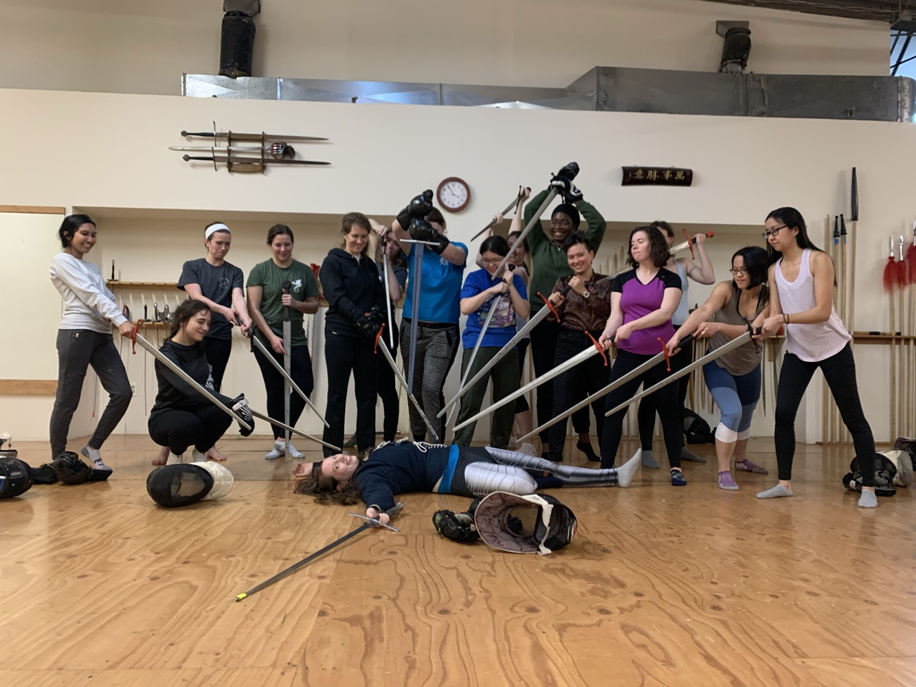 Give a girl a sword - group | Magazine | The Harvard Crimson