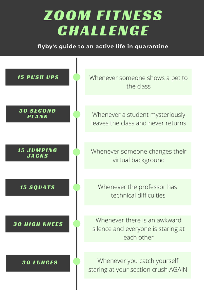 zoom fitness challenge | Flyby | The Harvard Crimson