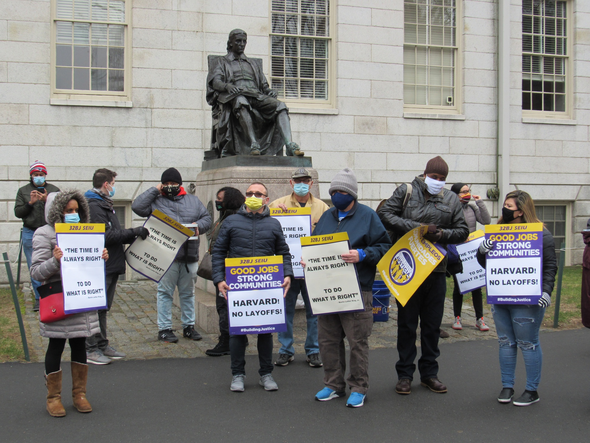 On Eve of Pay Cuts, Unions Urge Harvard to Extend Paid Leave For ...