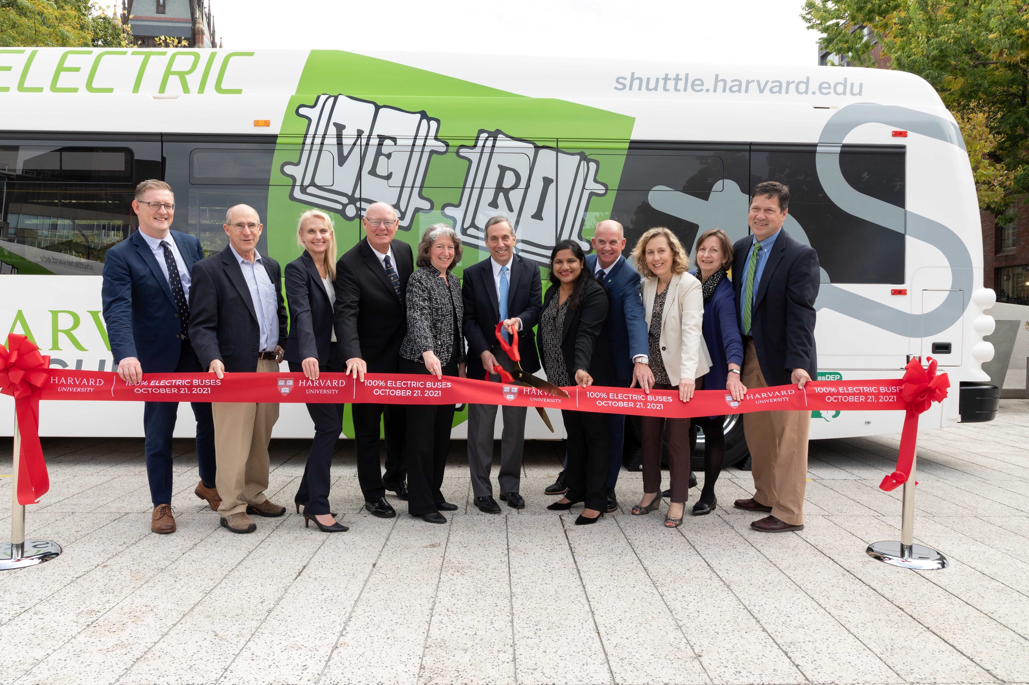 Four All-Electric Shuttles Unveiled at Ribbon Cutting Ceremony | News ...