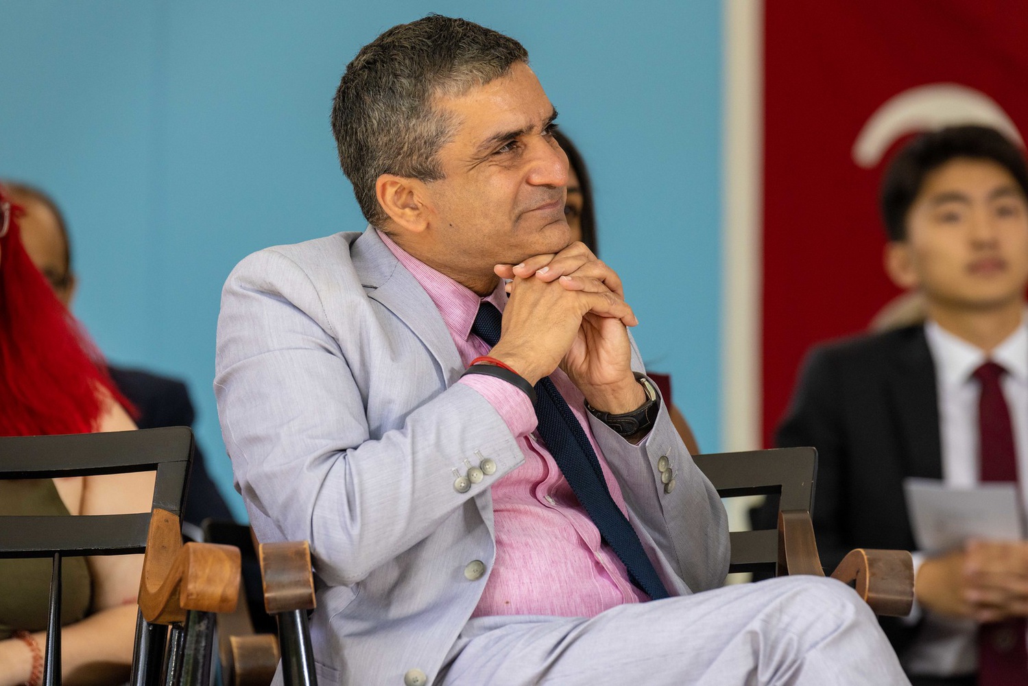 Harvard College Dean Rakesh Khurana Looks On | News | The Harvard Crimson