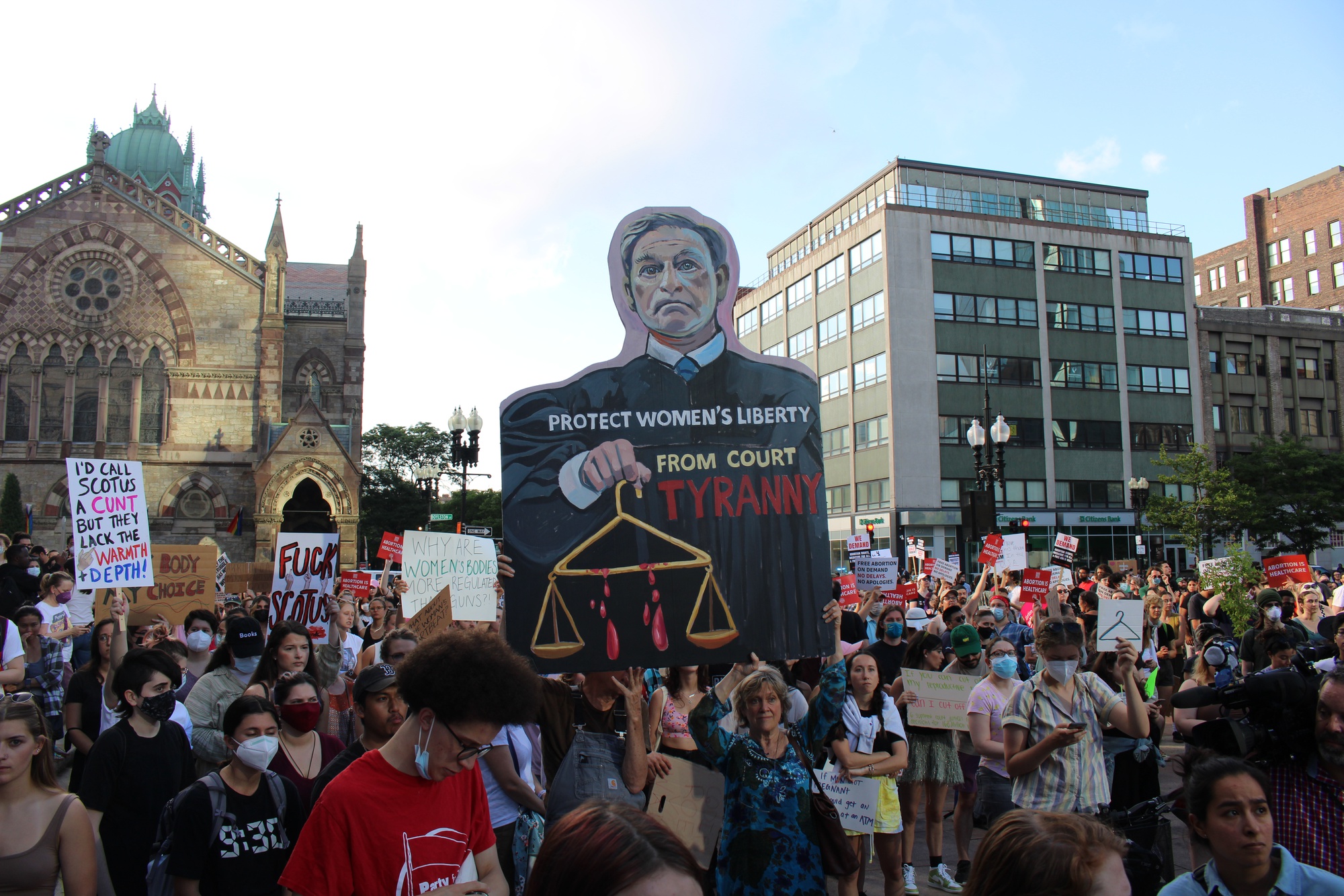 ‘Angry, But Not Surprised’: Harvard Affiliates Rally For Abortion ...